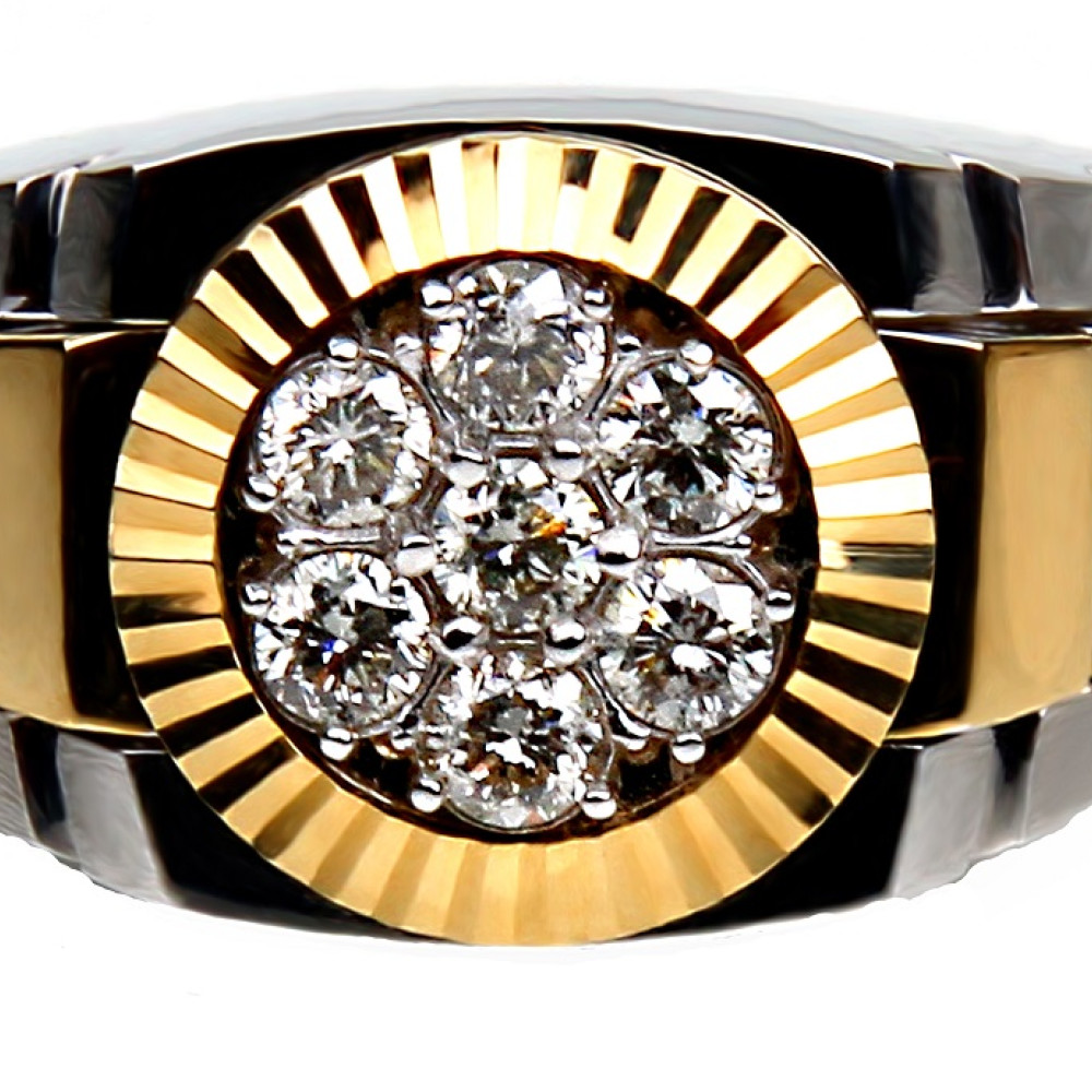 Diamond Rings: Rolex Mens Ring| Mamiya Diamonds