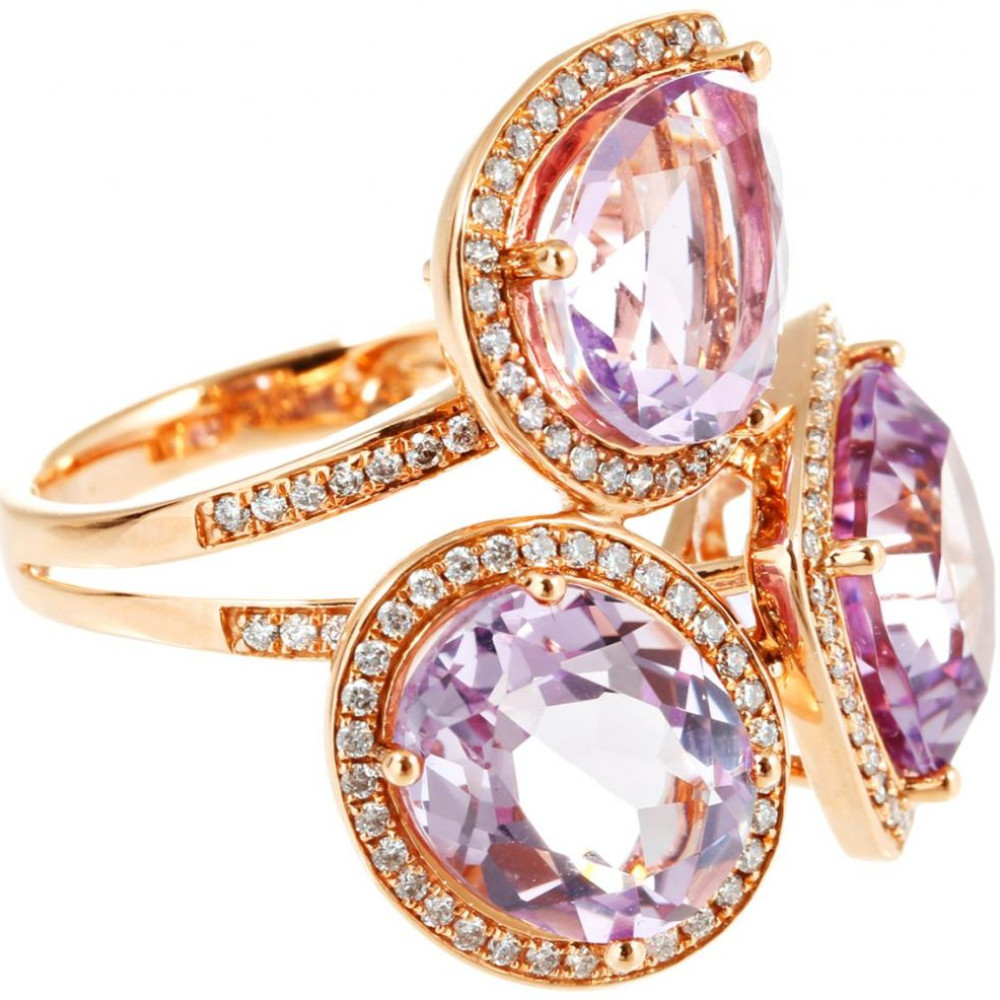 Gemstone Rings: Victoria Townsend Pink Amethyst Ring