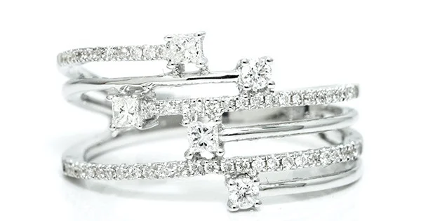 Diamond Rings- Spherical Diamond Ring | Mamiya Diamonds